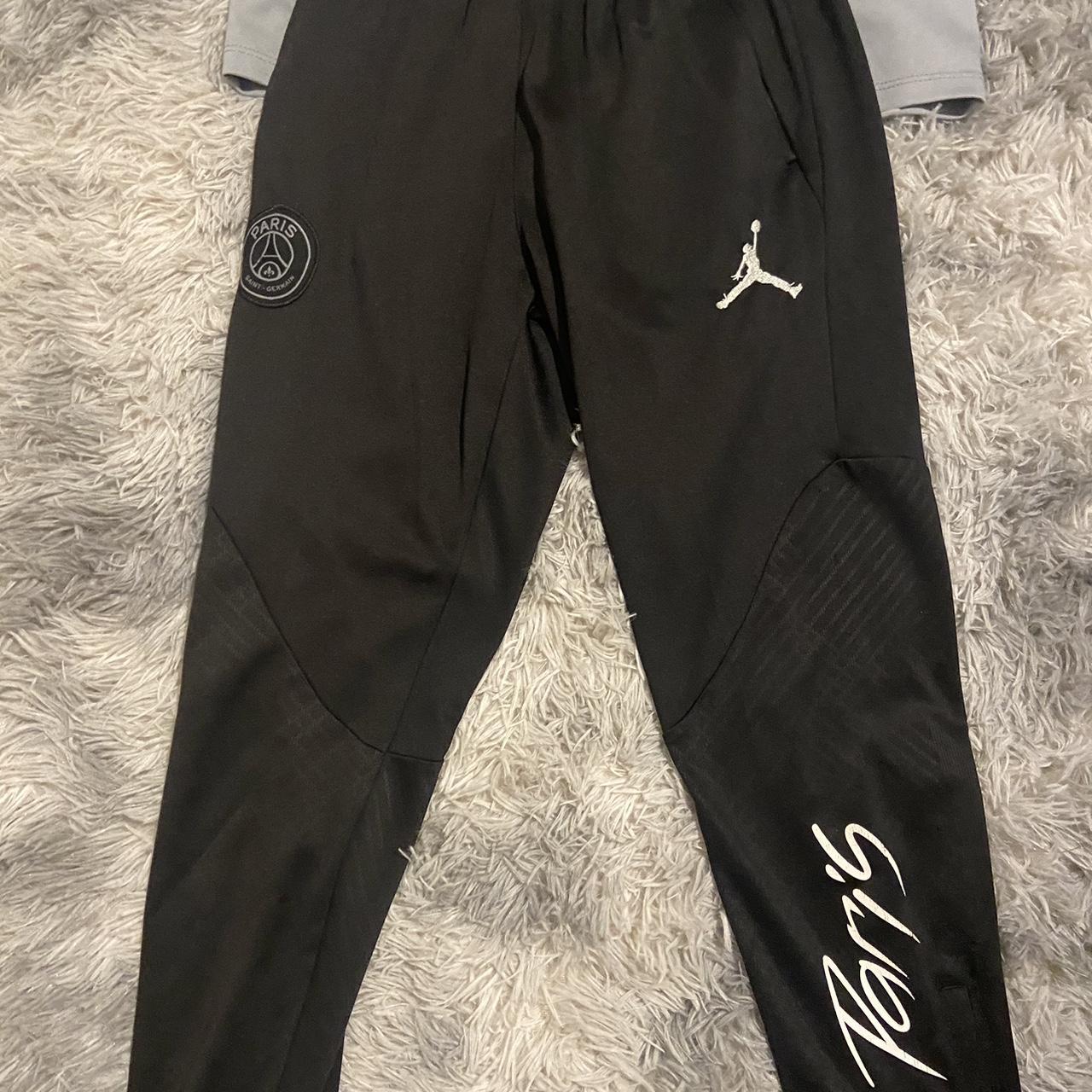 Nike PSG Grey And Black tracksuit Size S Great... | Depop