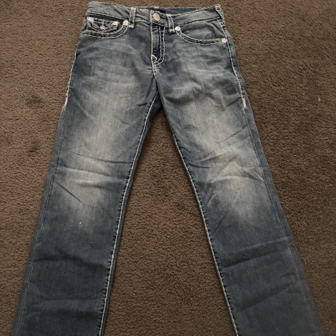 straight trueys very good material and stretchy - Depop