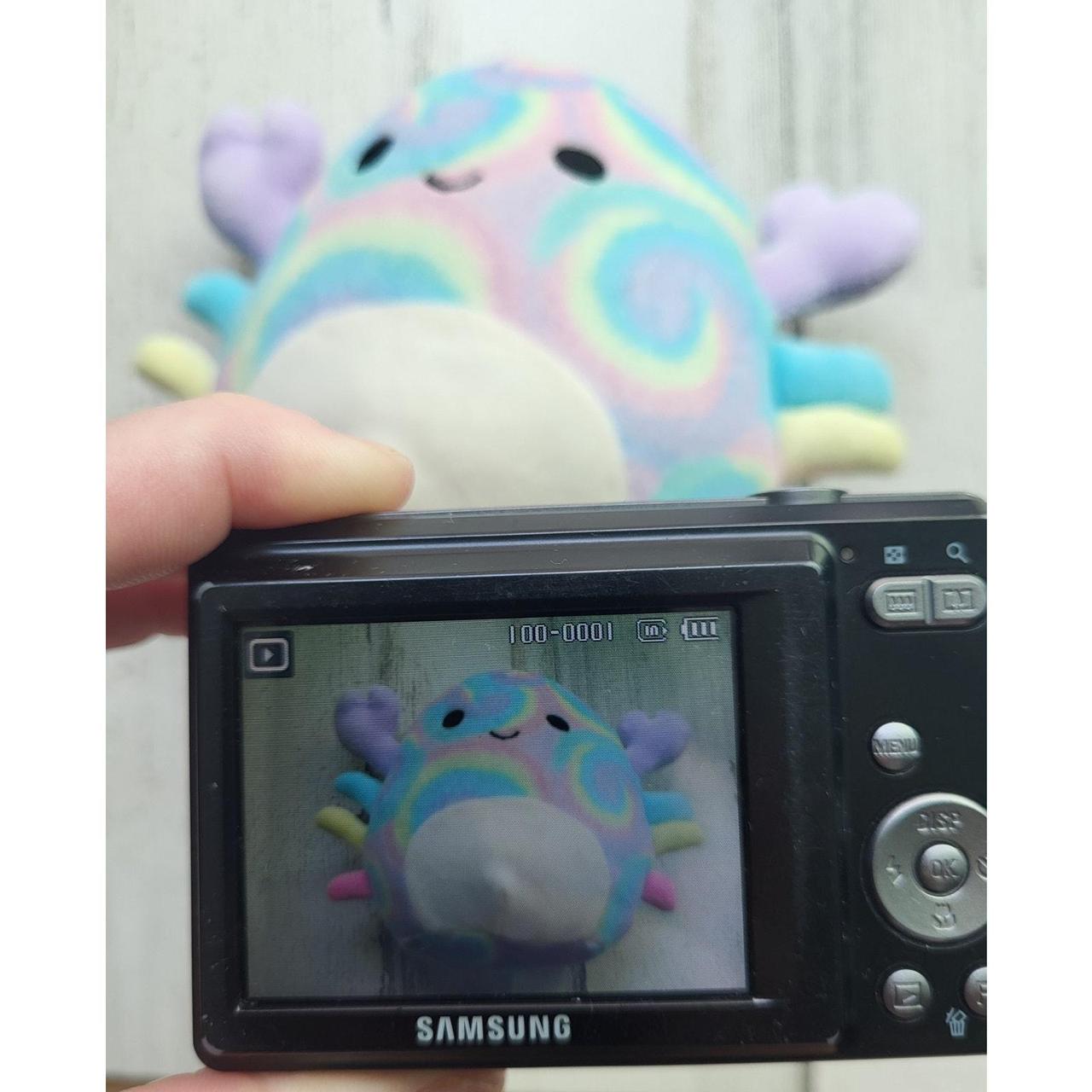 The Samsung ES55 10.2MP Digital Camera in black is a... | Depop