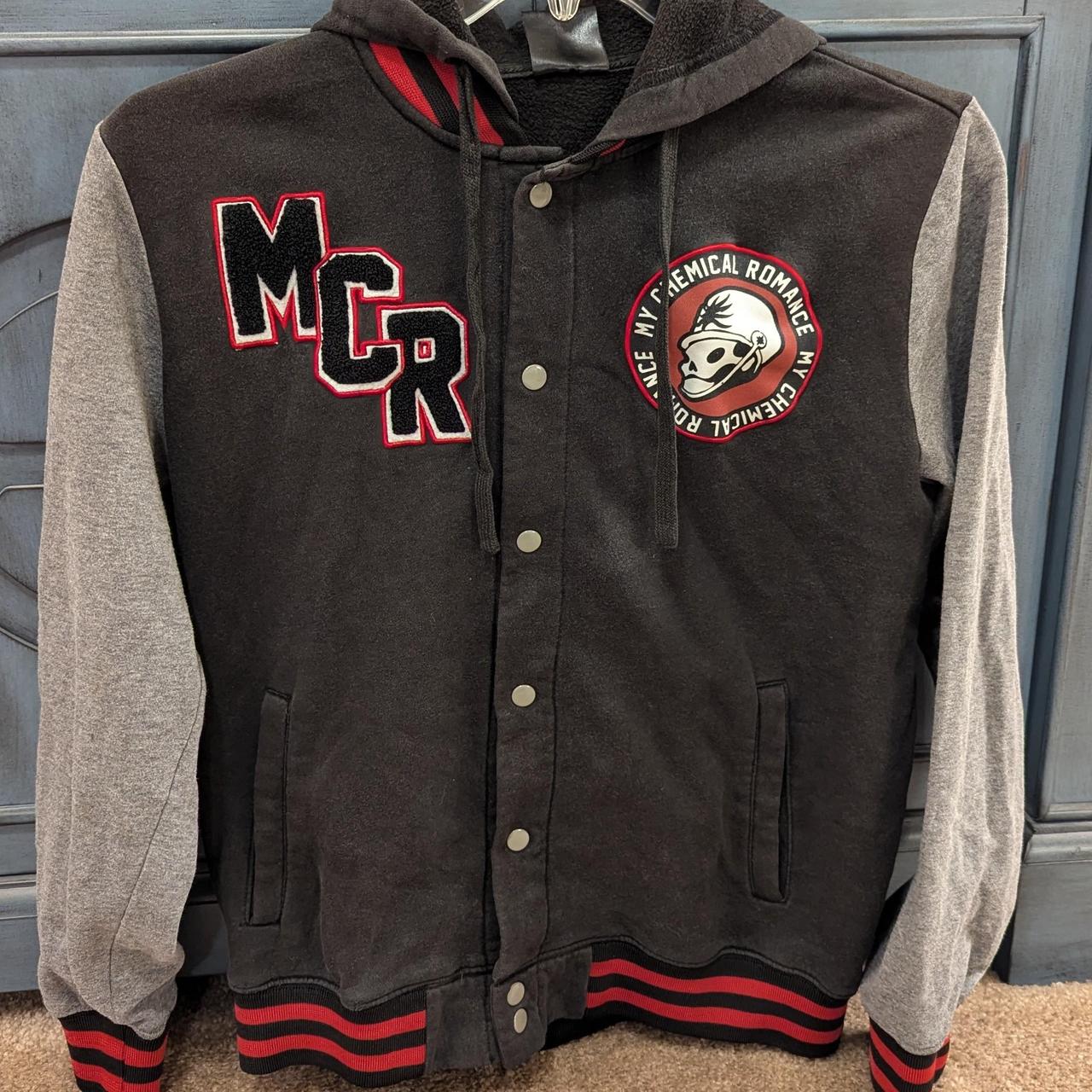 Mid 2000's My Chemical Romance varsity jacket - Depop