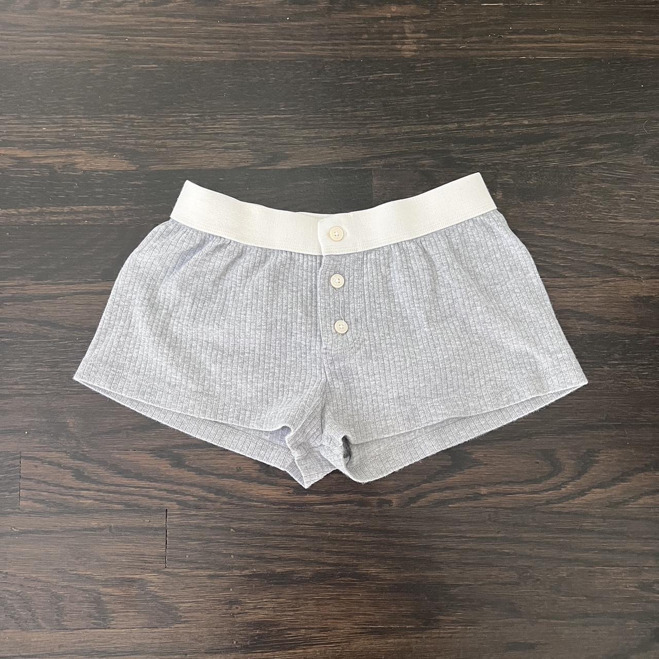 super cute and trendy brandy boxer shorts! barely... - Depop