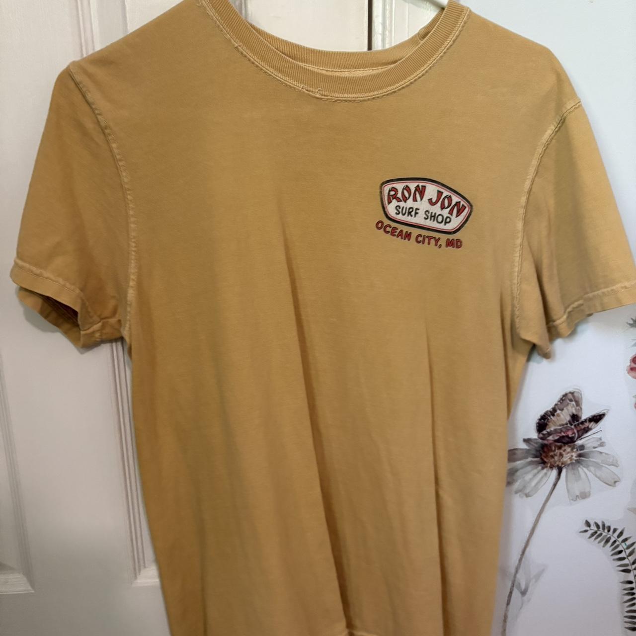 yellow ron jon t shirt | Depop