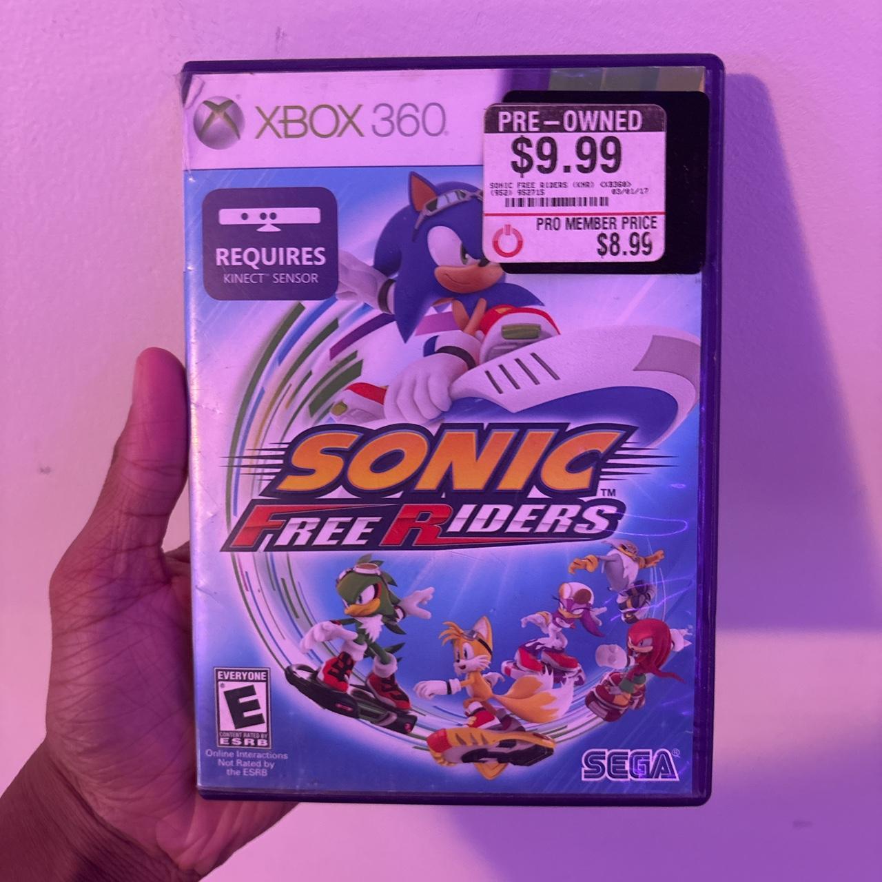 Sonic Free Riders Xbox 360 game #SonicTheHedgehog... | Depop
