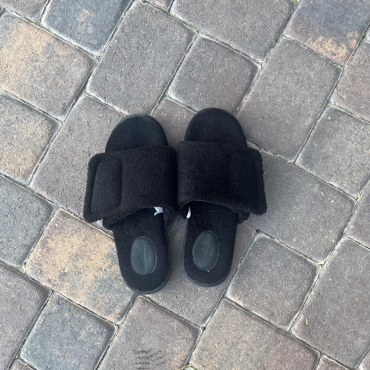 black goodfellow slides Size 12.5 - Depop