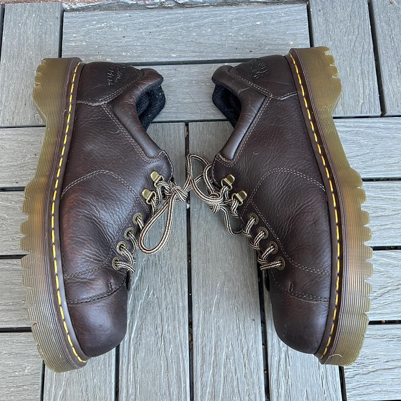 vintage dr marten chunky 8312 loafers Vintage... - Depop