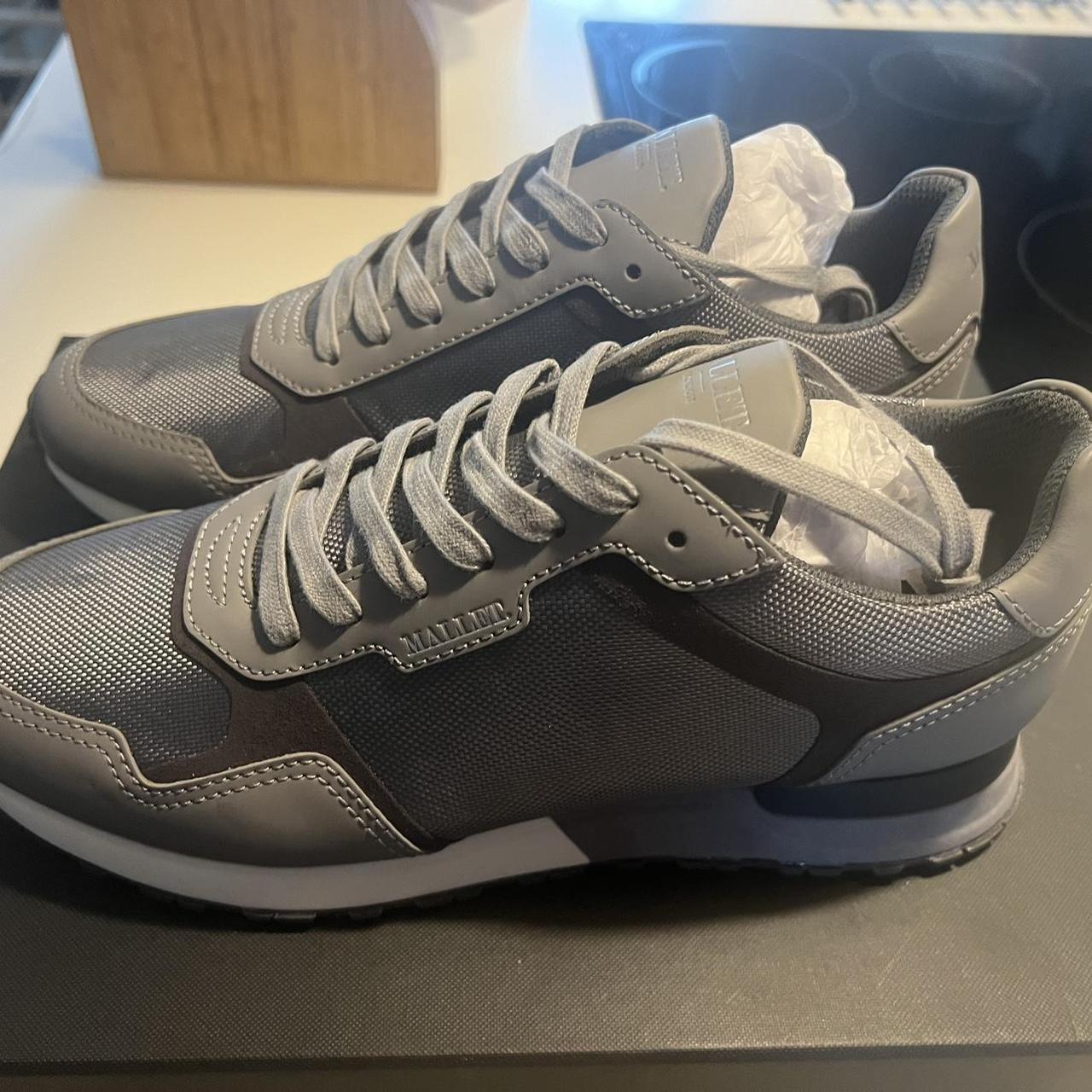 Brand New Mallet Trainers Grey UK Size 8 Unworn No Box - Depop
