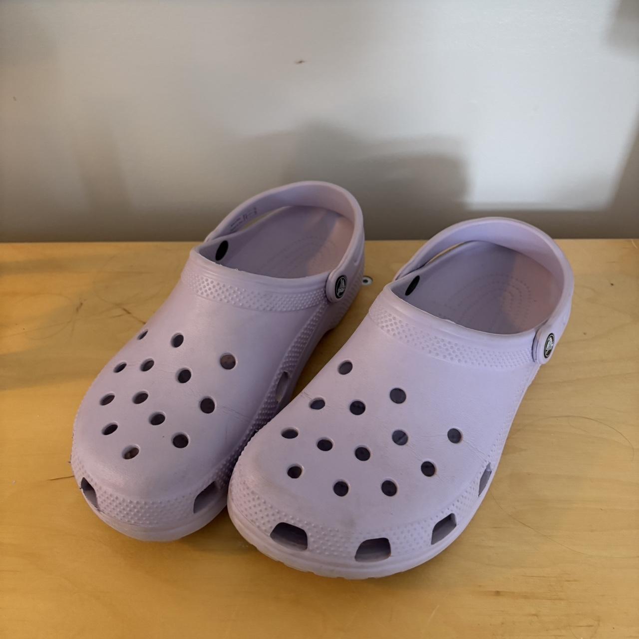 Crocs Classic Purple Clogs Size 11 Women #clogs | Depop