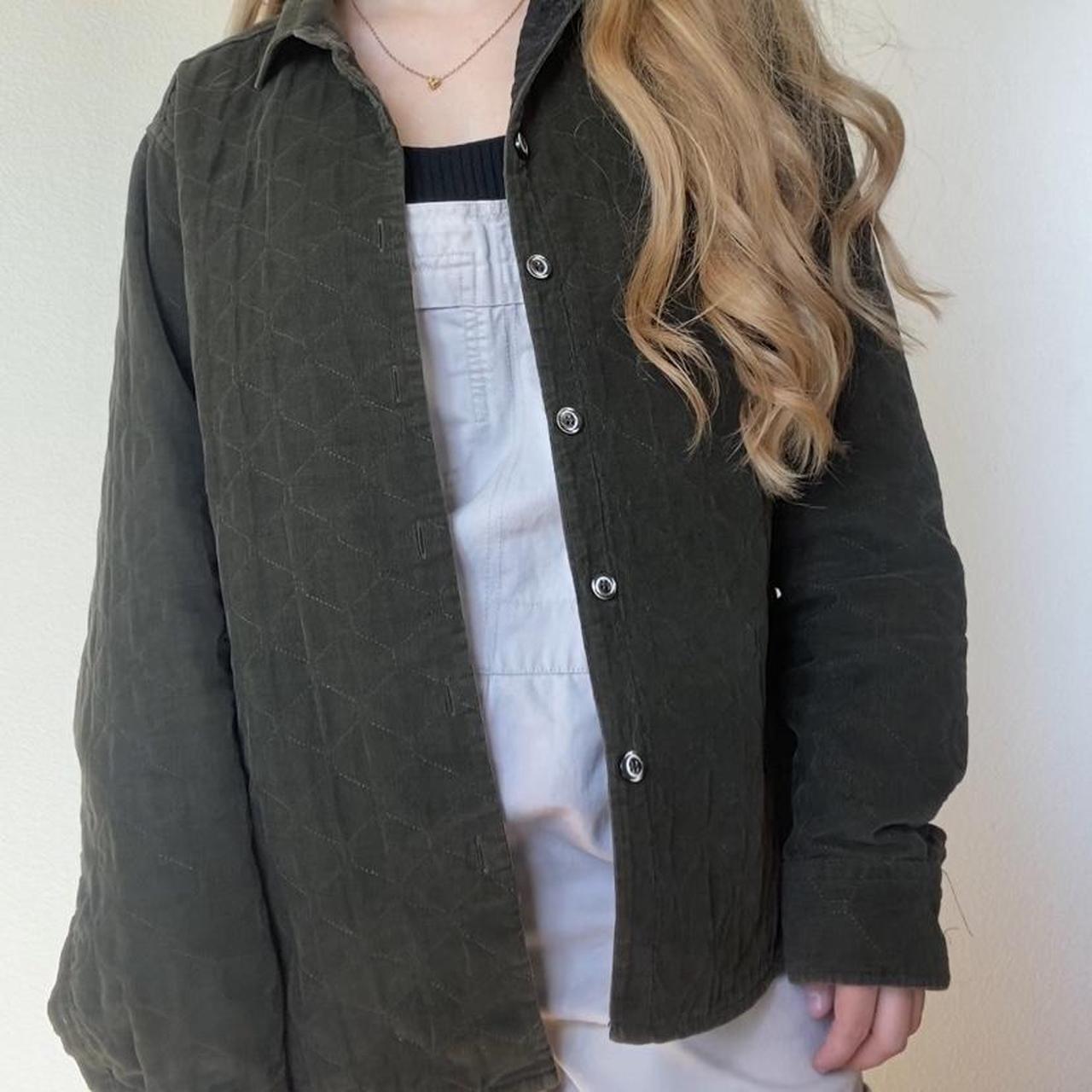 Stone and Rose Green Baggy Jacket Size... - Depop