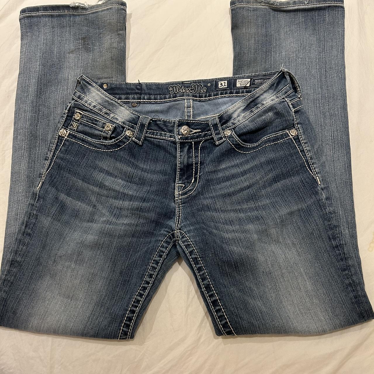 Flared low rise miss me jeans 💙💙 The best jeans... | Depop