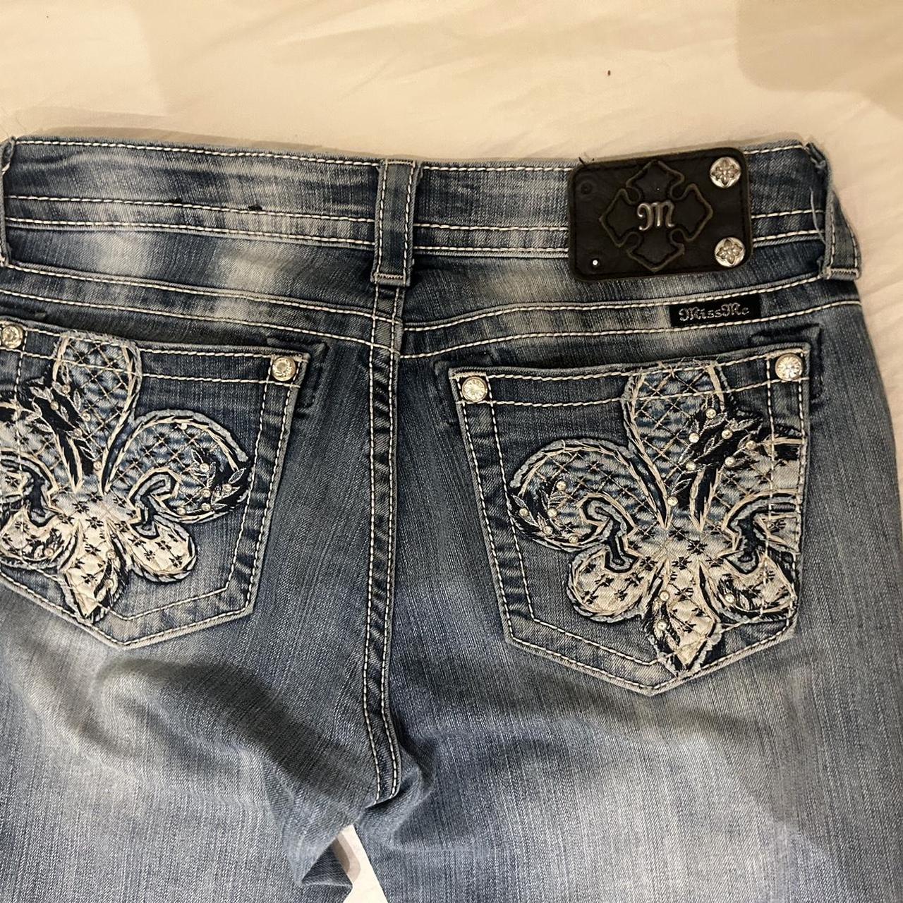 Flared low rise miss me jeans 💙💙 The best jeans... | Depop