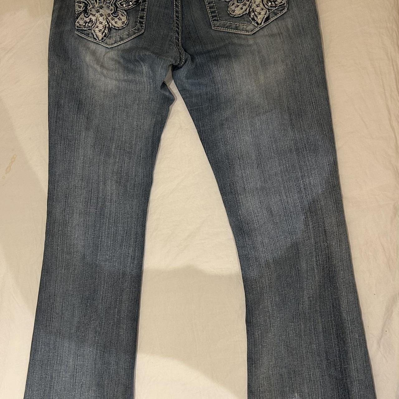 Flared low rise miss me jeans 💙💙 The best jeans... | Depop