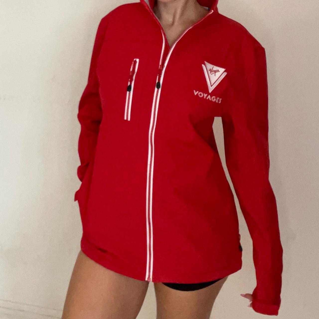 Virgin Voyages branded windbreaker jacket. Thick... | Depop
