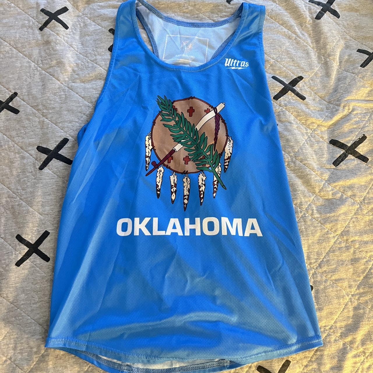Oklahoma state flag singlet #running | Depop