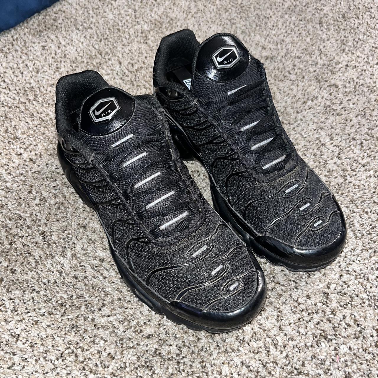 Black Nike TN trainers #sneakers | Depop