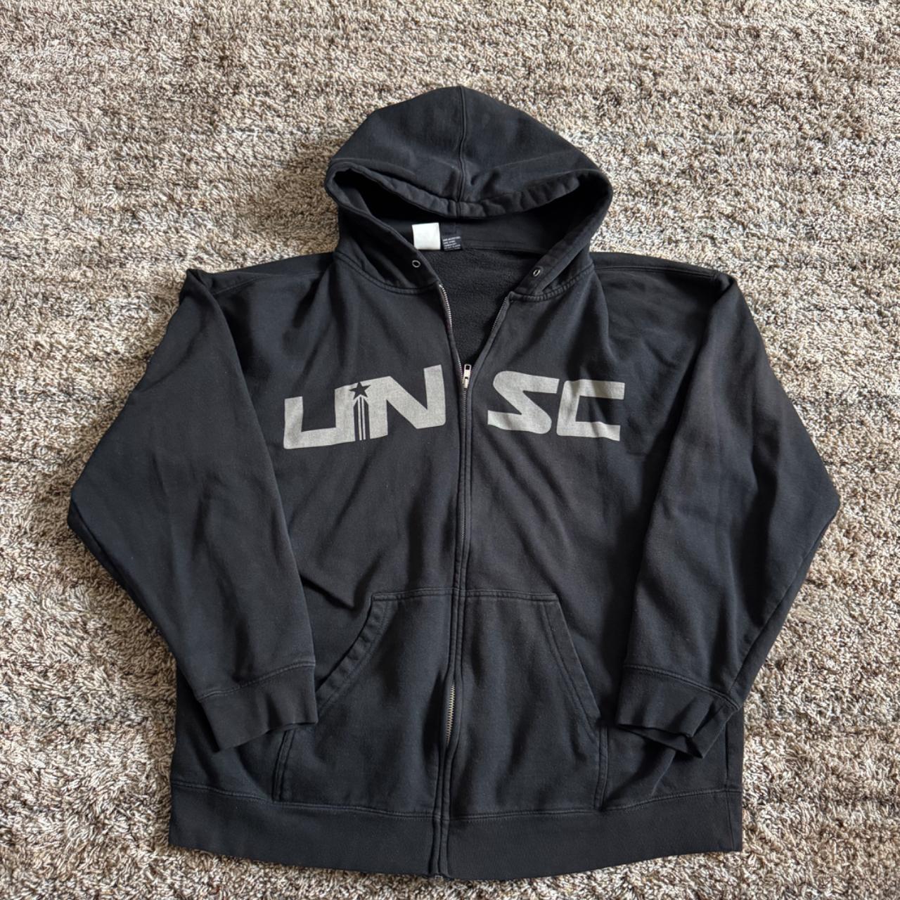 Mens XL UNSC united space command. zip up jacket... - Depop