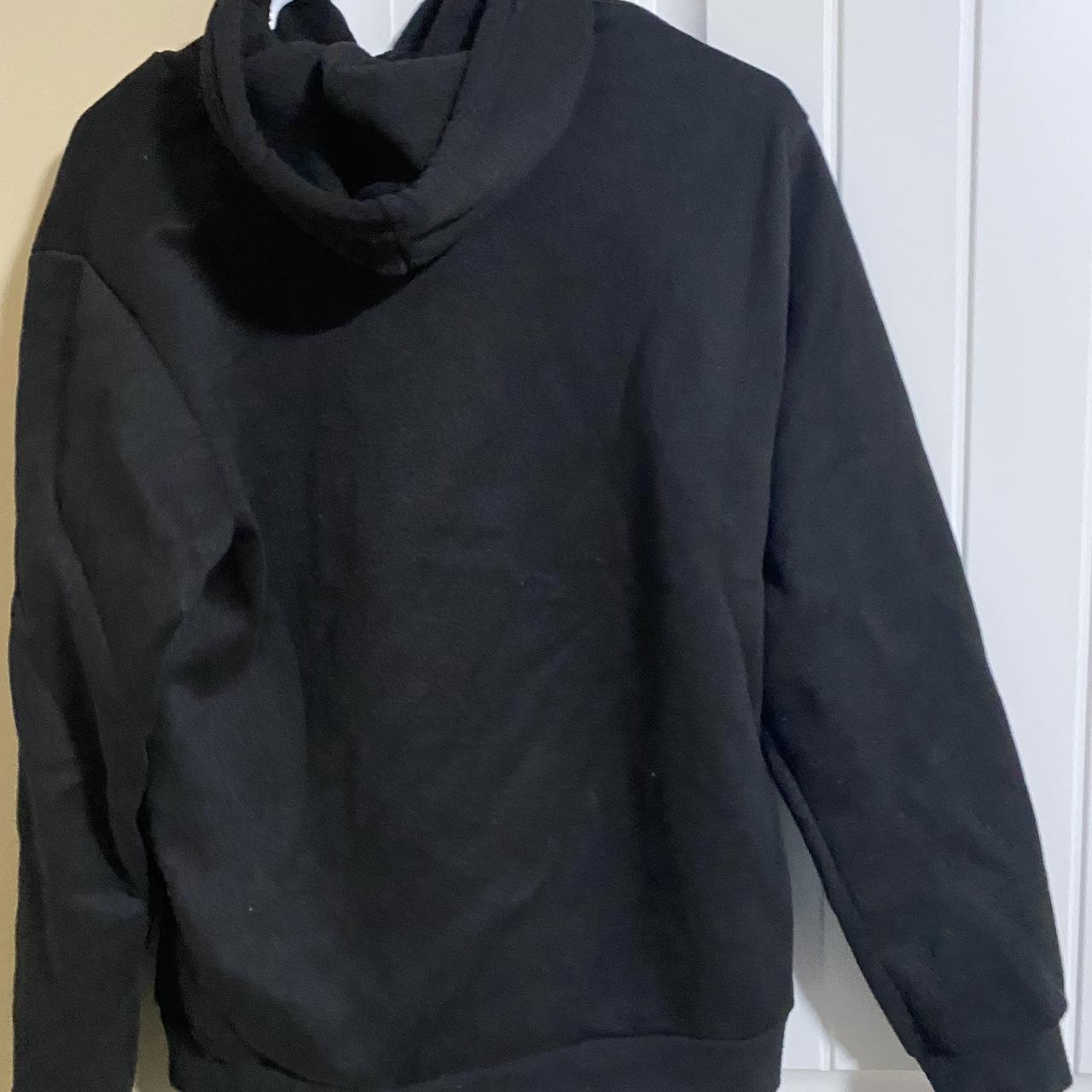 All Black Hoodie - Depop
