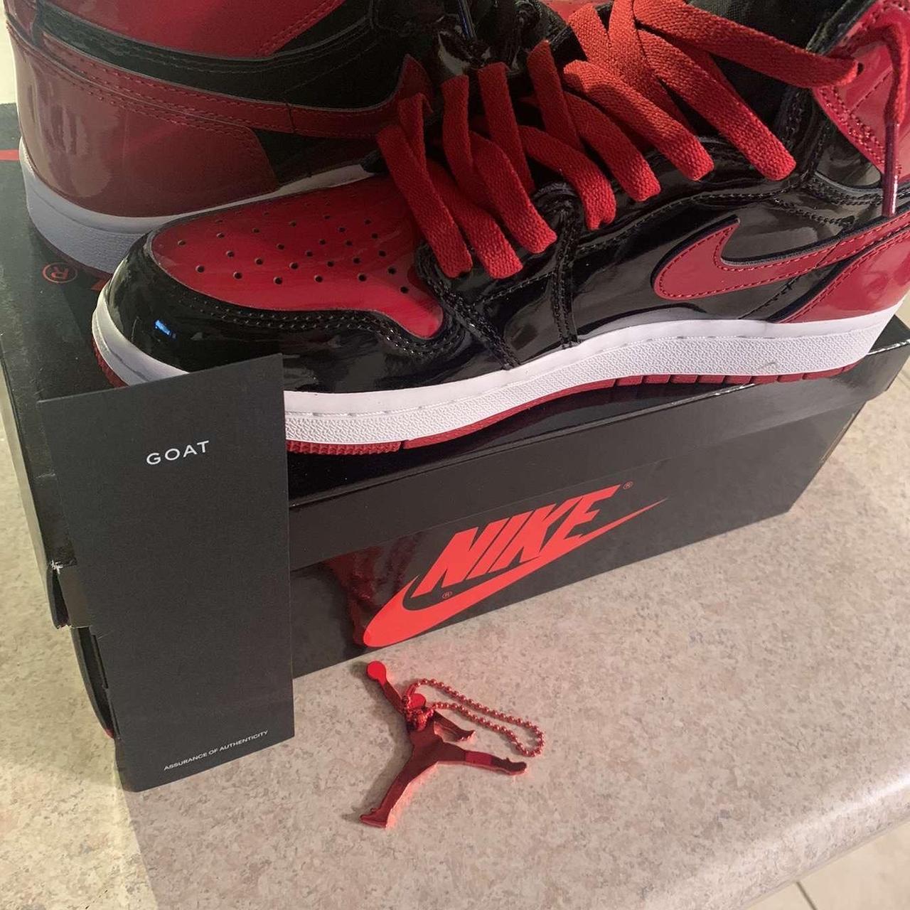 jordan 1 patent breds basically brand new from goat ... | Depop