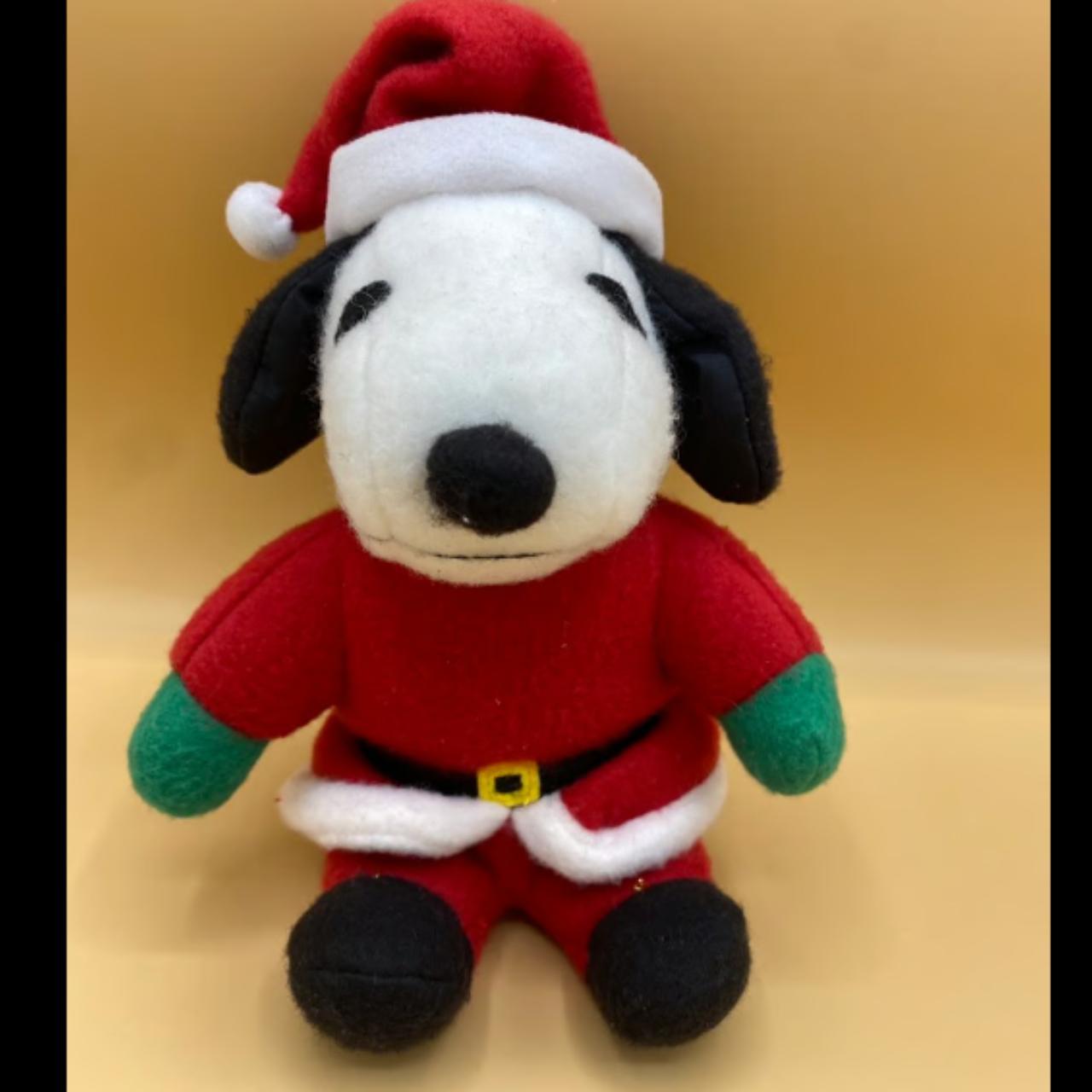 Snoopy Peanuts Vintage Christmas Santa Claus 8”... - Depop