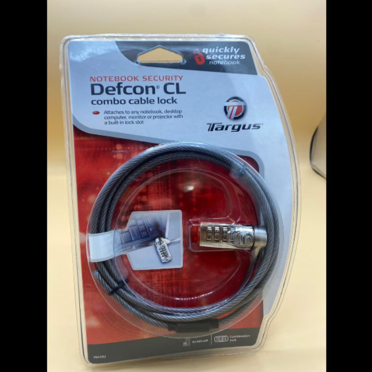 TARGUS DEFCON CL Laptop Cable Lock 6.5 ft... | Depop