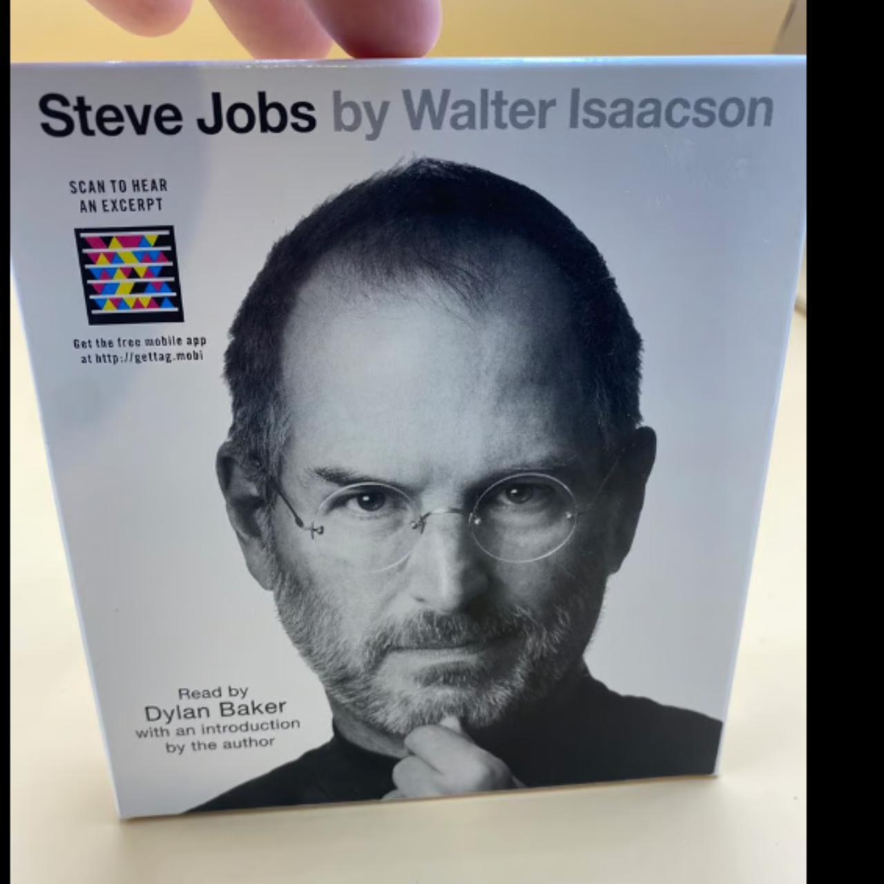 Steve Jobs by Walter Isaacson Read by Dylan Baker. 7... - Depop