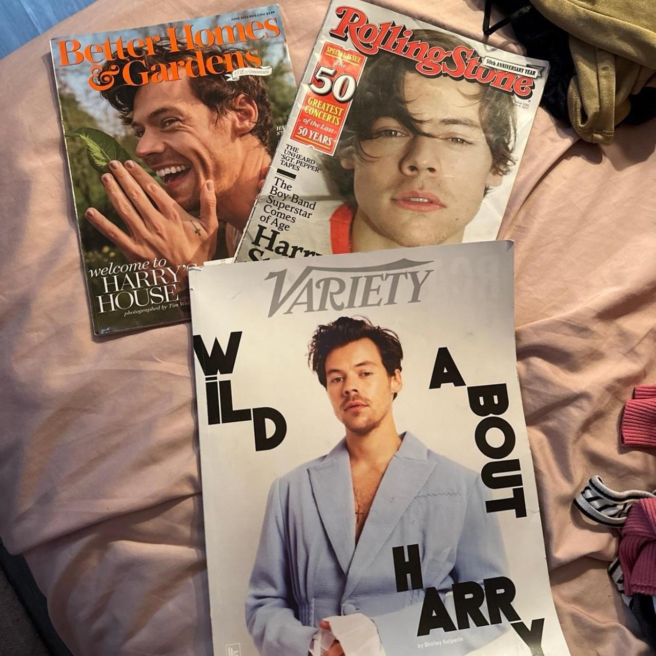Harry Styles magazine bundle - includes 3 magazines,... - Depop