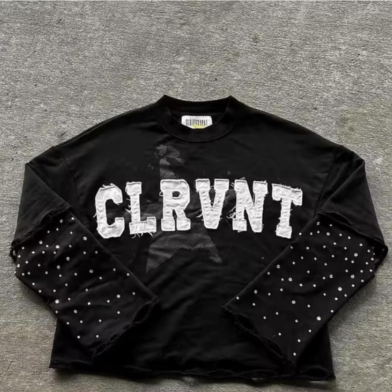 Black & white Clrvnt long sleeve... | Depop