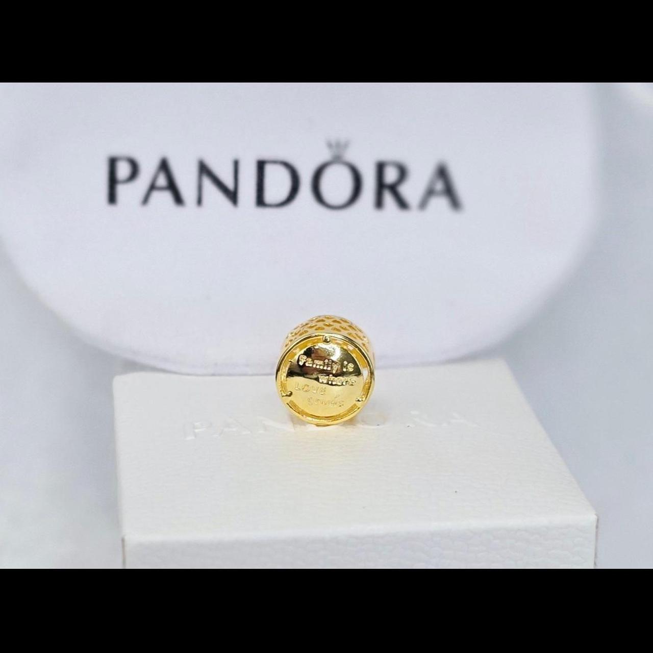 Pandora // Openwork Family Roots Charm // 14K Gold... - Depop