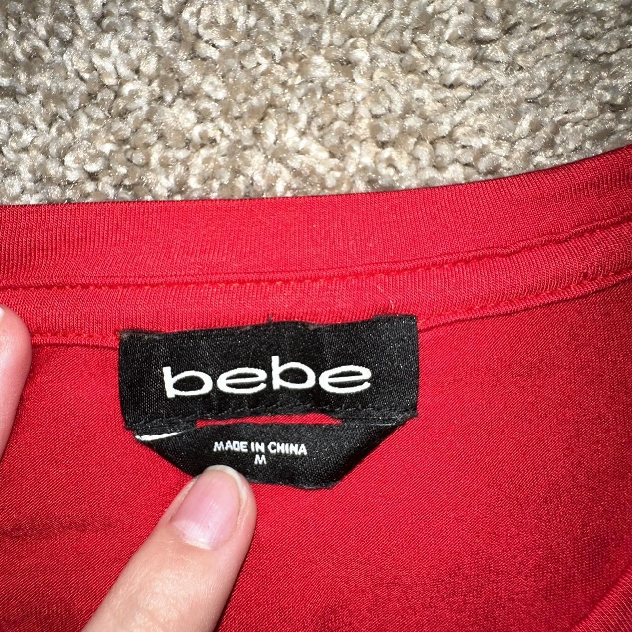 2000s bebe red shirt size M | Depop