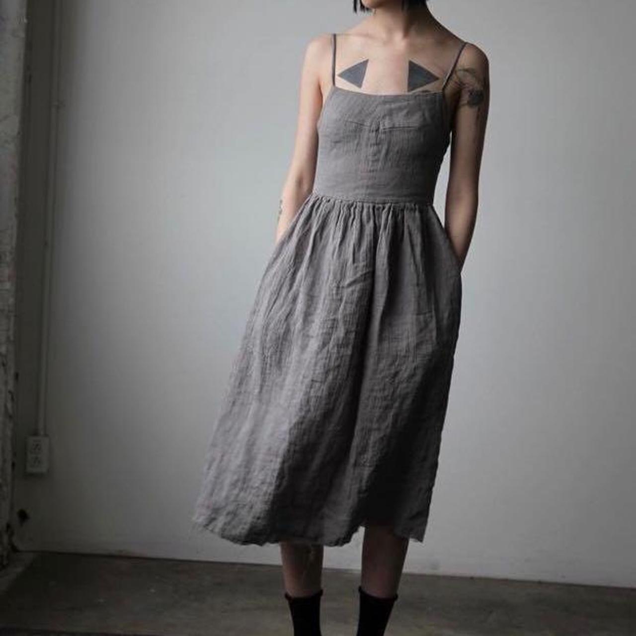 first edition ovate mathilde dress in grey. the... - Depop