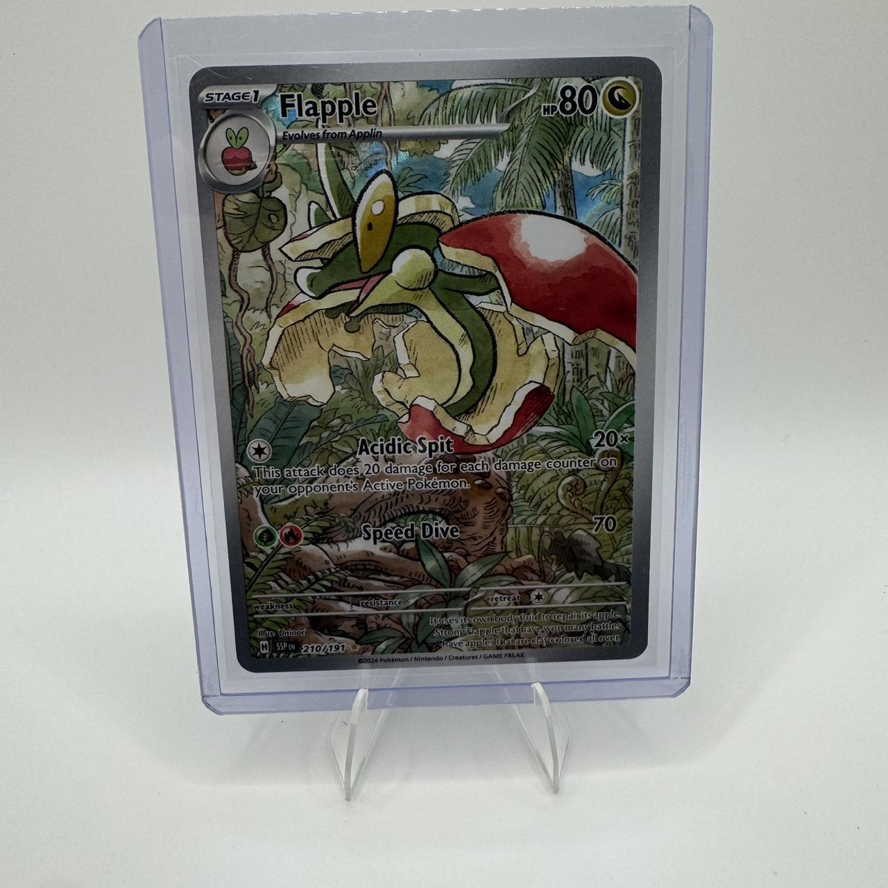 Flapple Pokémon TCG card #PokemonTCG | Depop