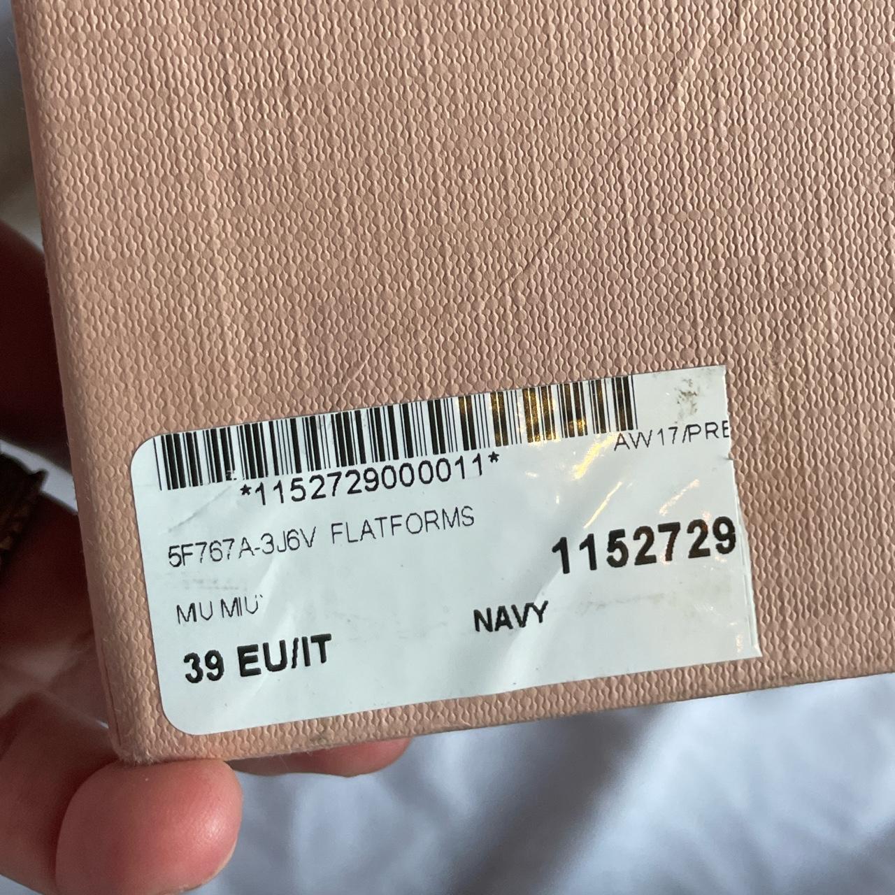 Miu Miu Velvet Platform ballet flats from... - Depop