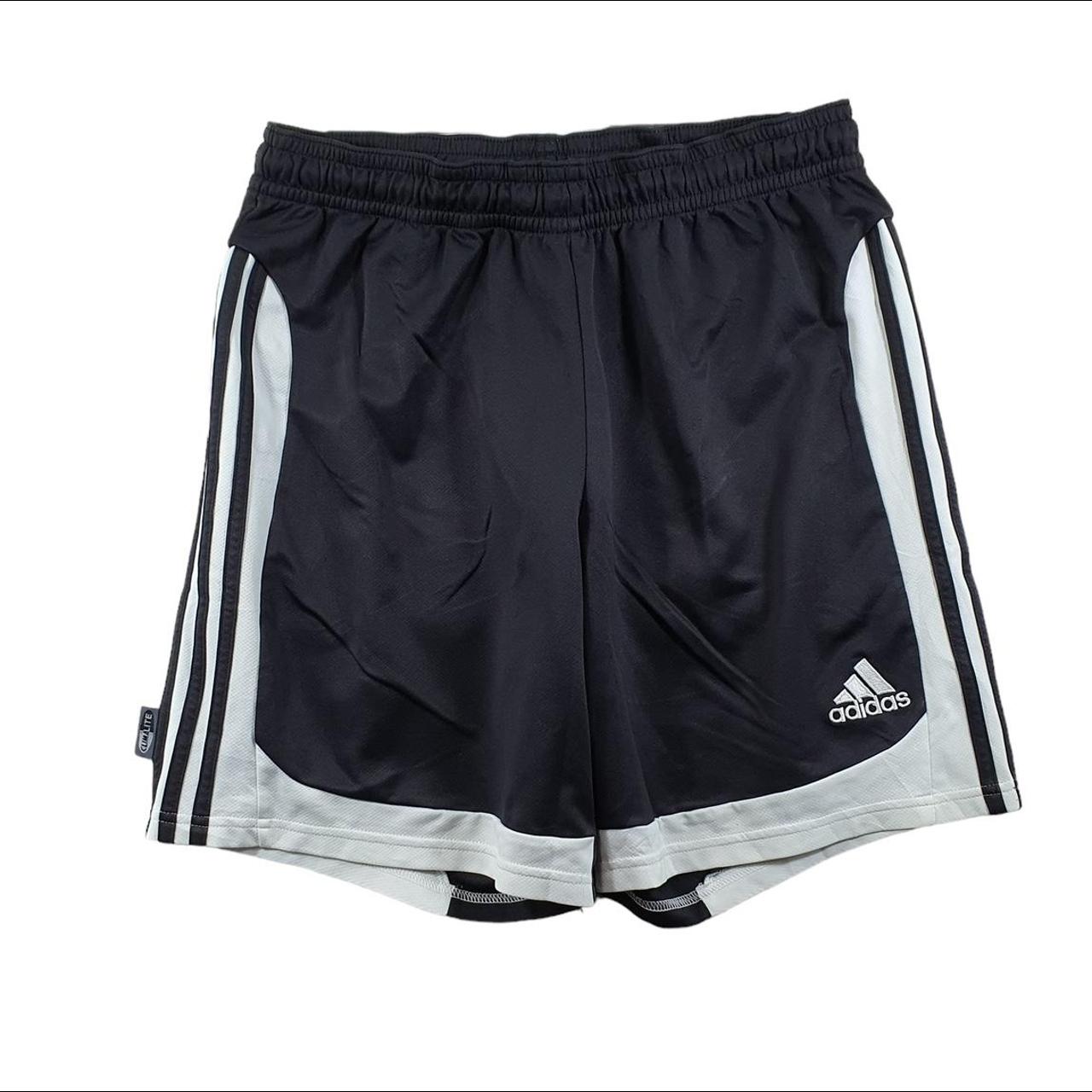 Adidas Shorts Mens Large L Black Athletic Three... - Depop