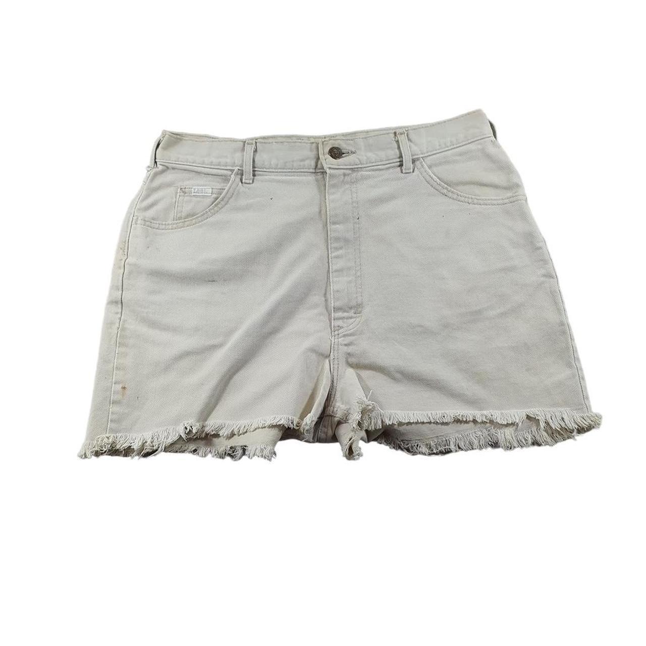 Lee Shorts Womens 33W Denim Grey Regular Fit Pockets... - Depop