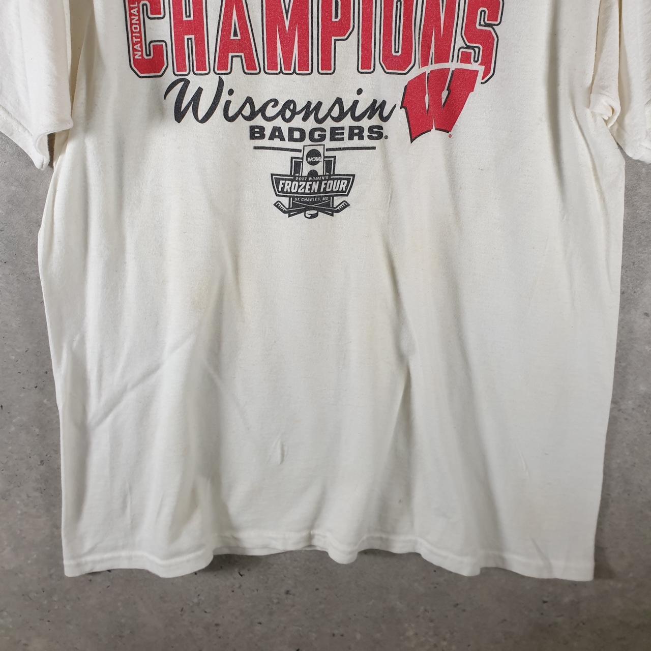 Vintage Gear For Sports Wisconsin Badgers Print... | Depop