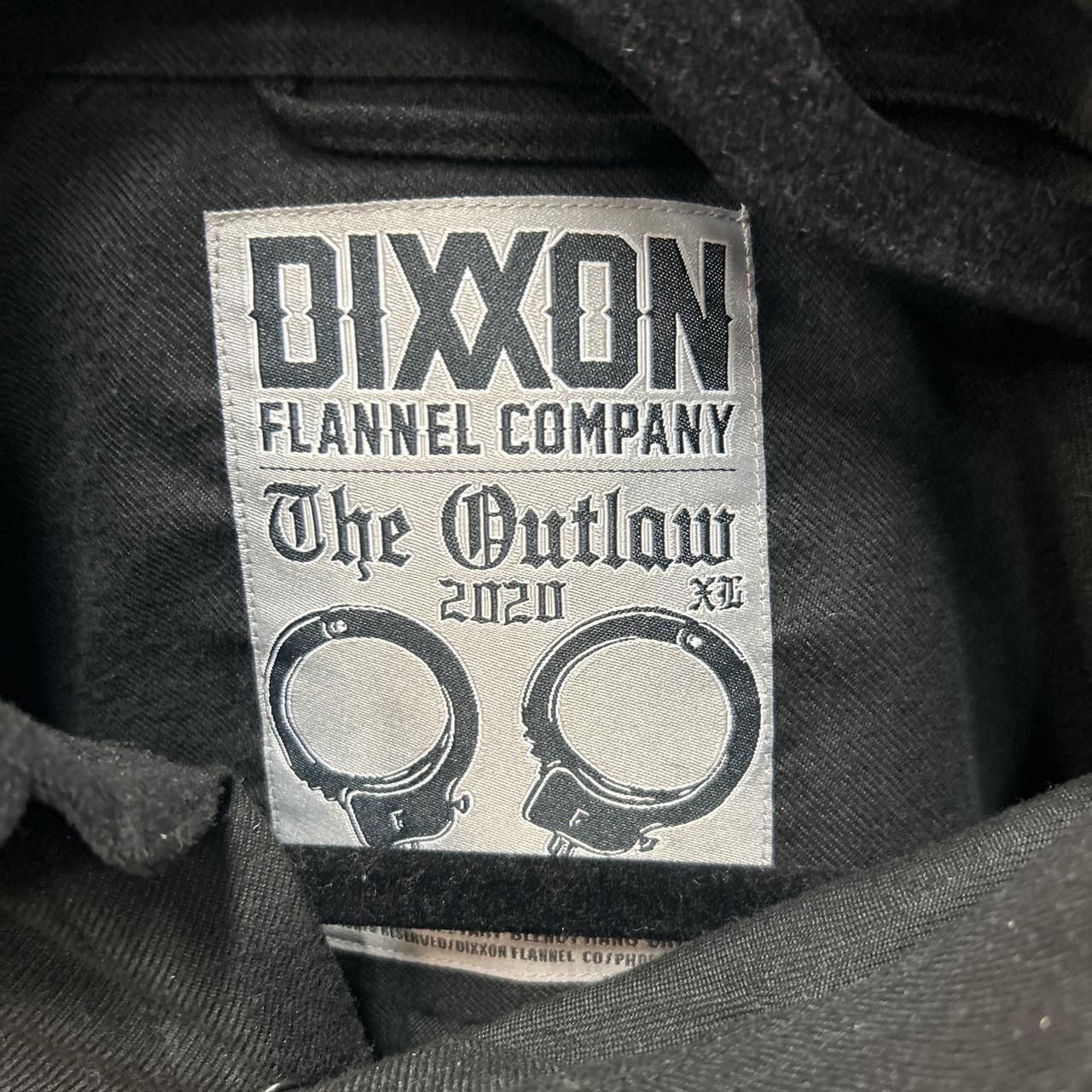 Dixxon Flannel Company “The Outlaw” XL all-black... - Depop