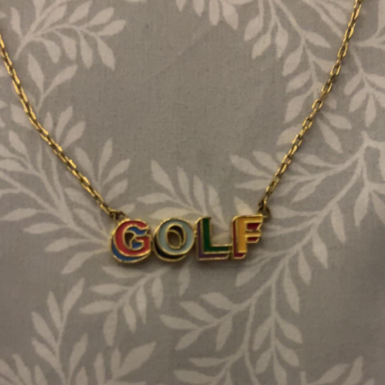 GOLF chain necklace worn a few times, basically... - Depop