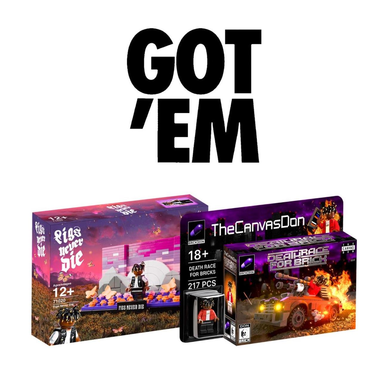 Canvas Don Lego Set Death Race For Bricks Juice Wrld... - Depop