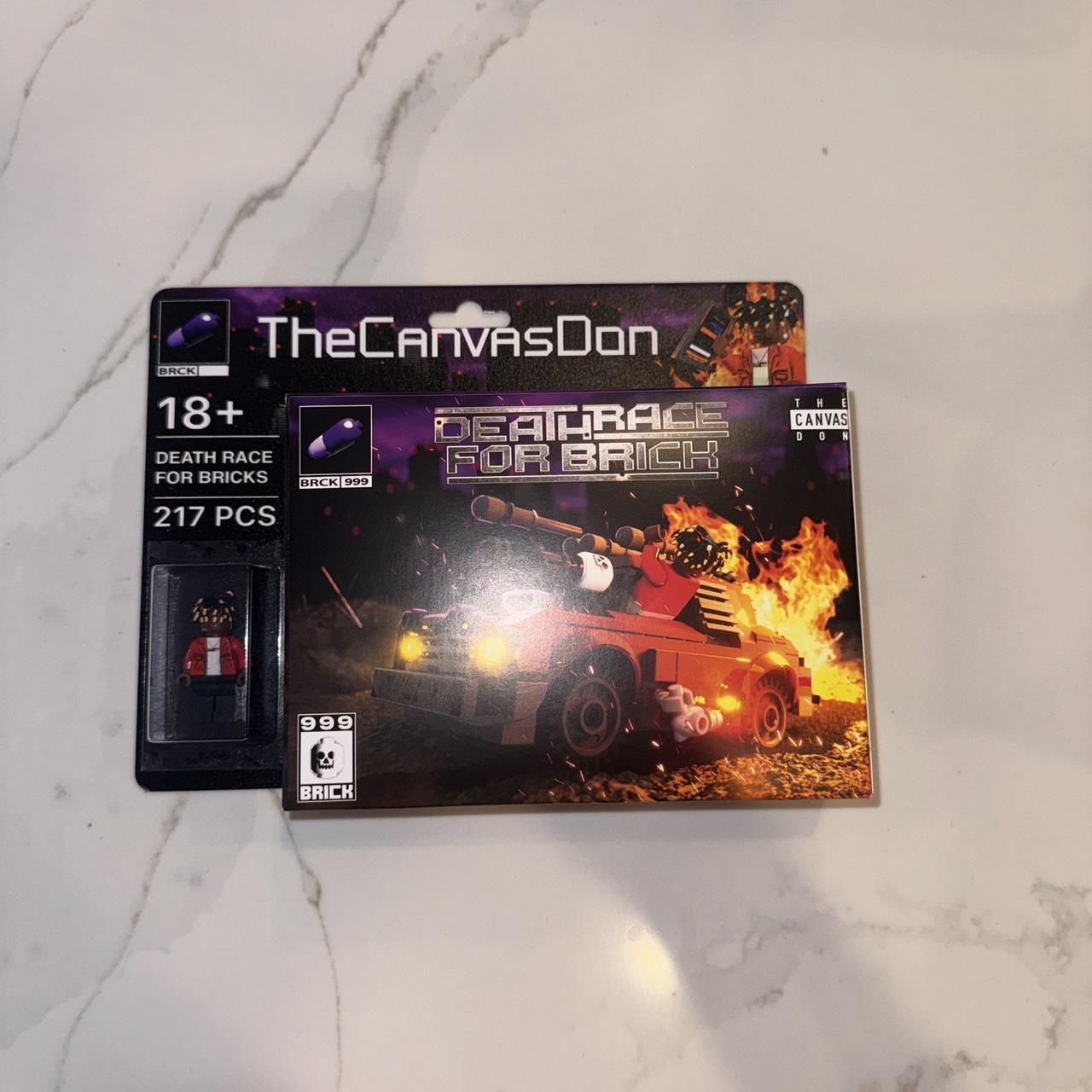 Canvas Don Lego Set Death Race For Bricks Juice Wrld... - Depop