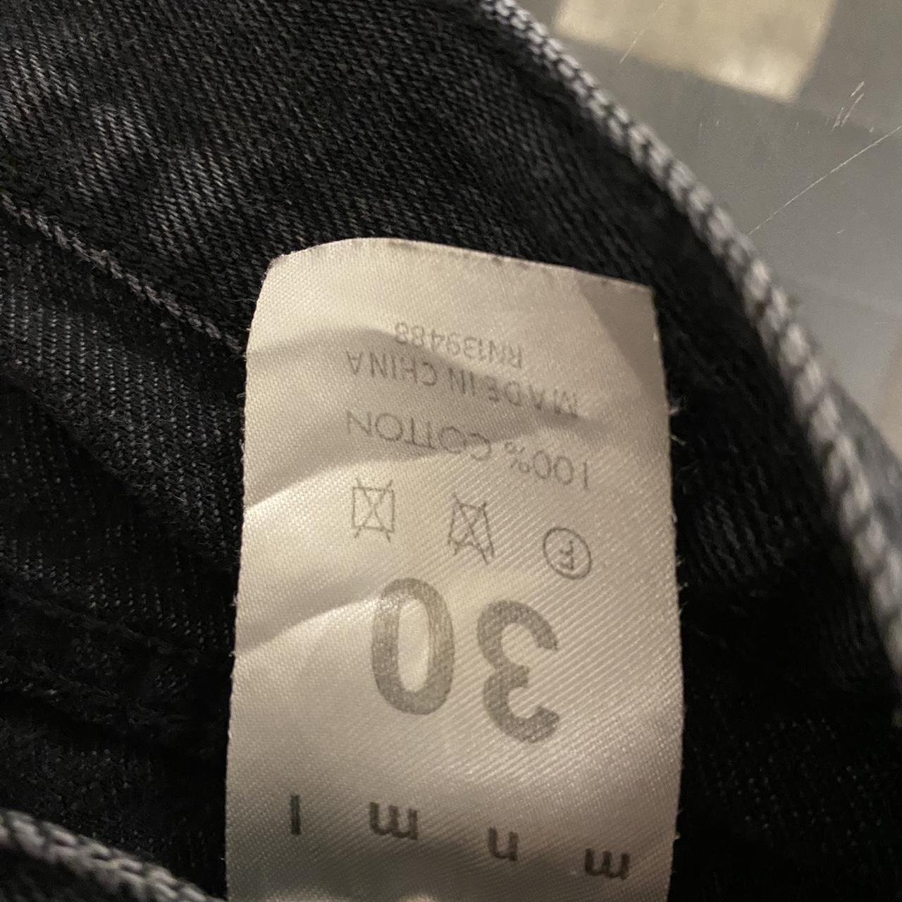 Mnml jeans Skeleton jeans Size 30 - Depop