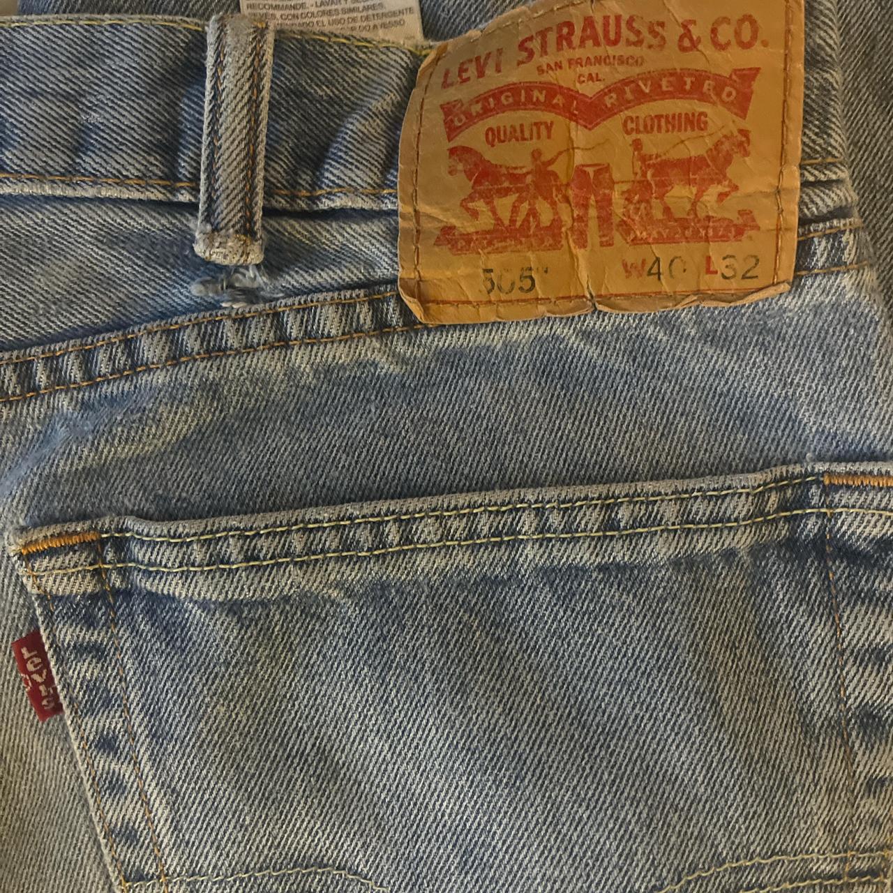 mens light stonewash Levi's 505s Waist 40 Length 32!... | Depop