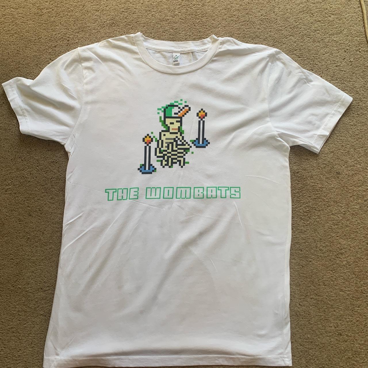 Official The Wombats merch t shirt size medium.... - Depop