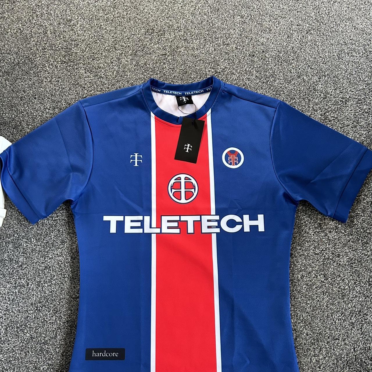 Small Teletech TSG football shirt Only tried on once... | Depop