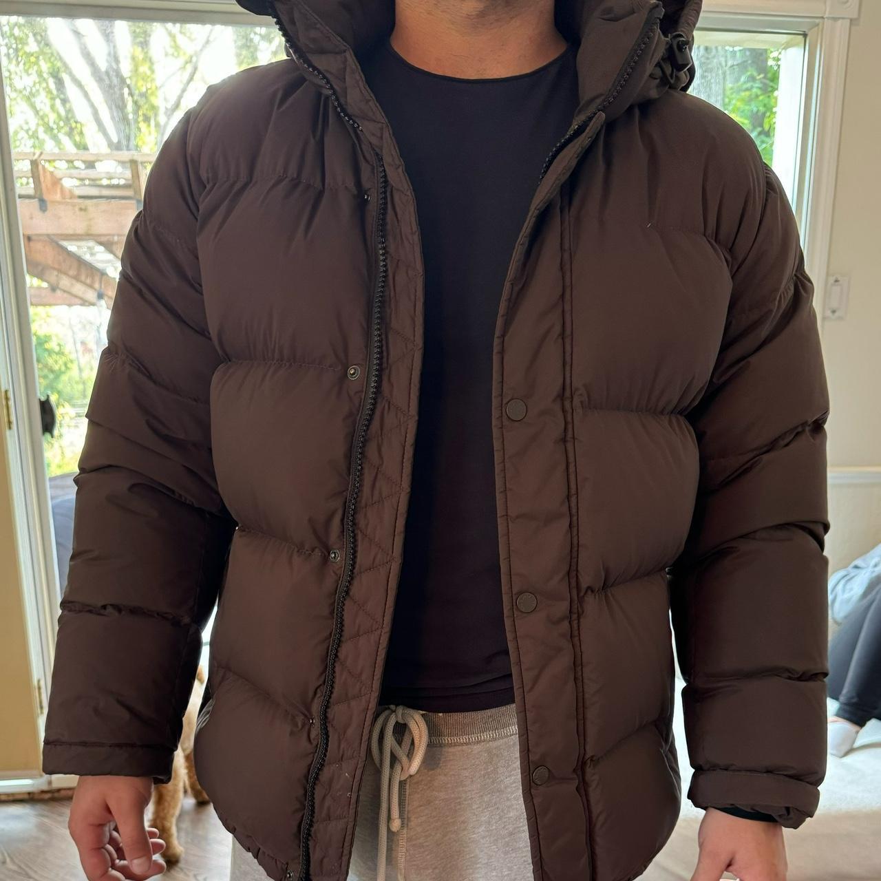 GD Mocha Brown aritzia Mr Super puff jacket with a... - Depop