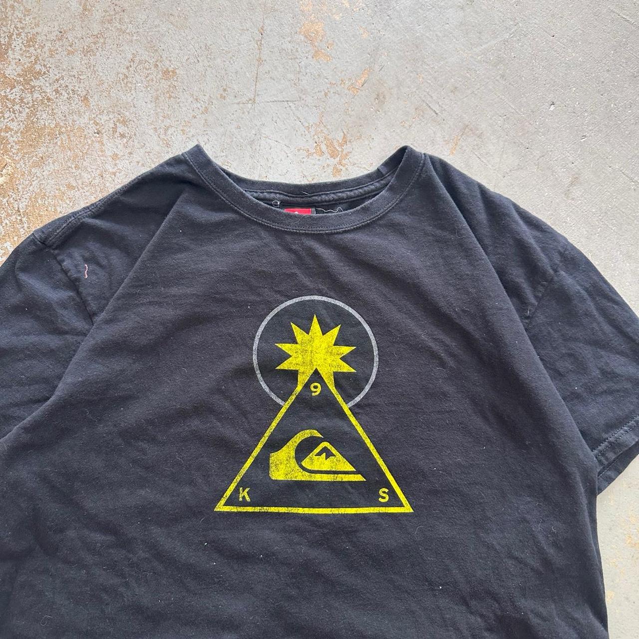 Vintage early 2000’s Quicksilver black and yellow... | Depop