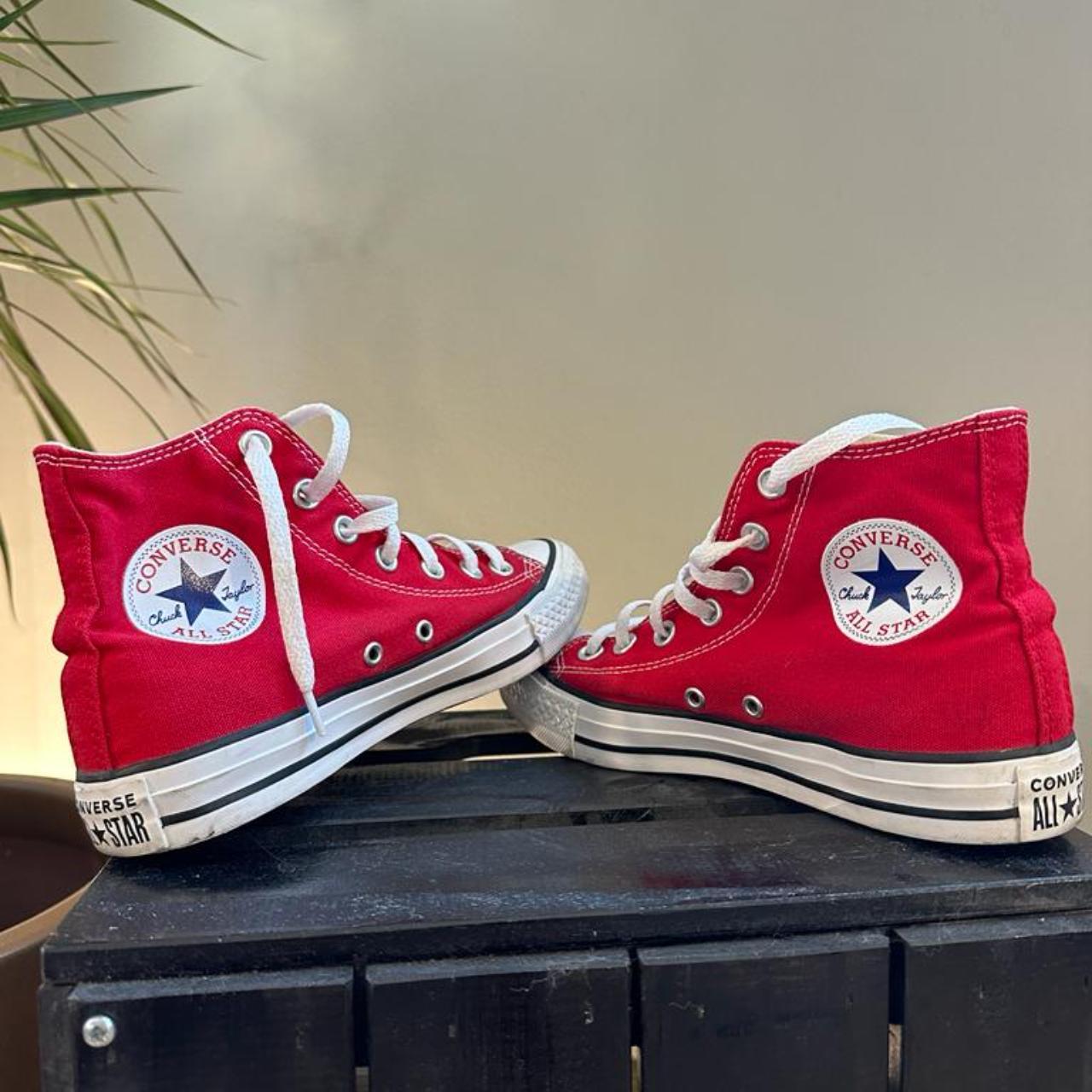Converse All Star - Red. Excellent condition. - Depop