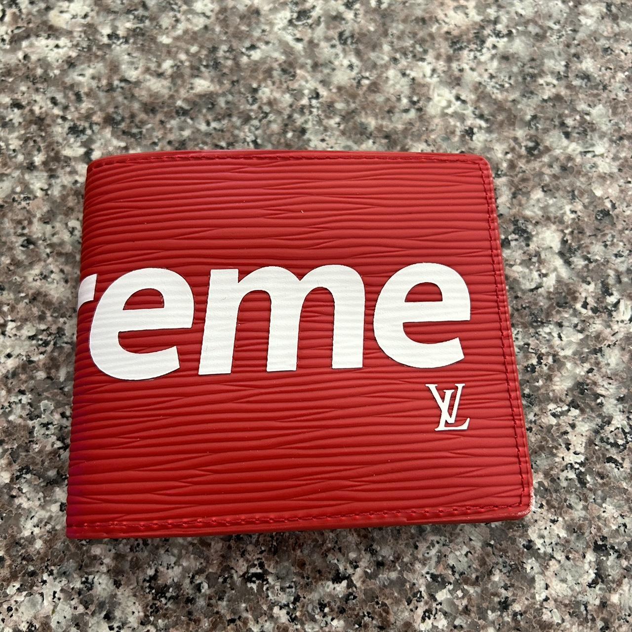 Brand new supreme LV wallet - Depop