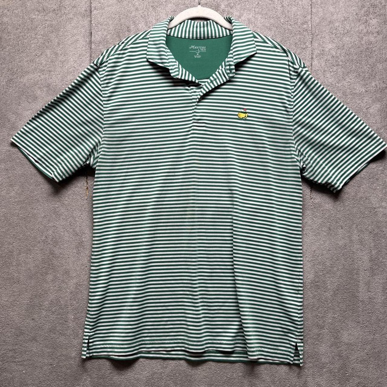 Masters Tech Shirt Mens M Green Polo Golf... | Depop