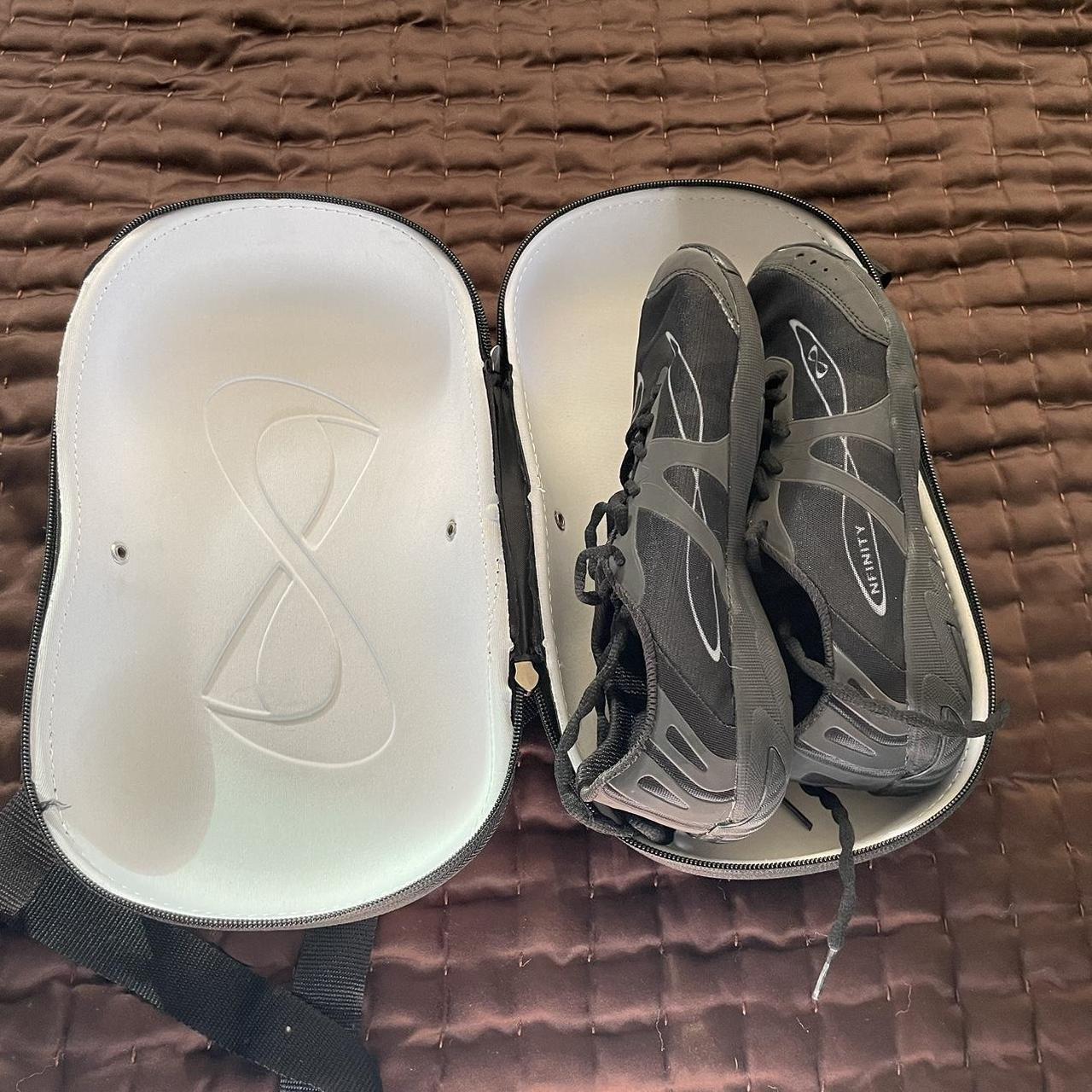 Nfinity Black Vengeance Cheer Shoes Size:8.5 - Depop