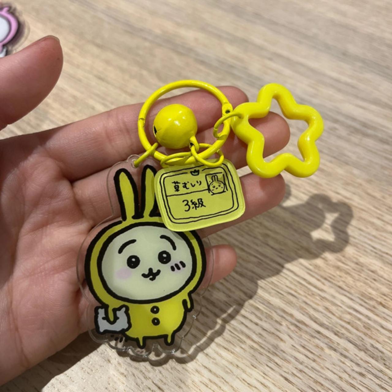 Chiikawa double side acrylic keycahins - Yellow New... | Depop