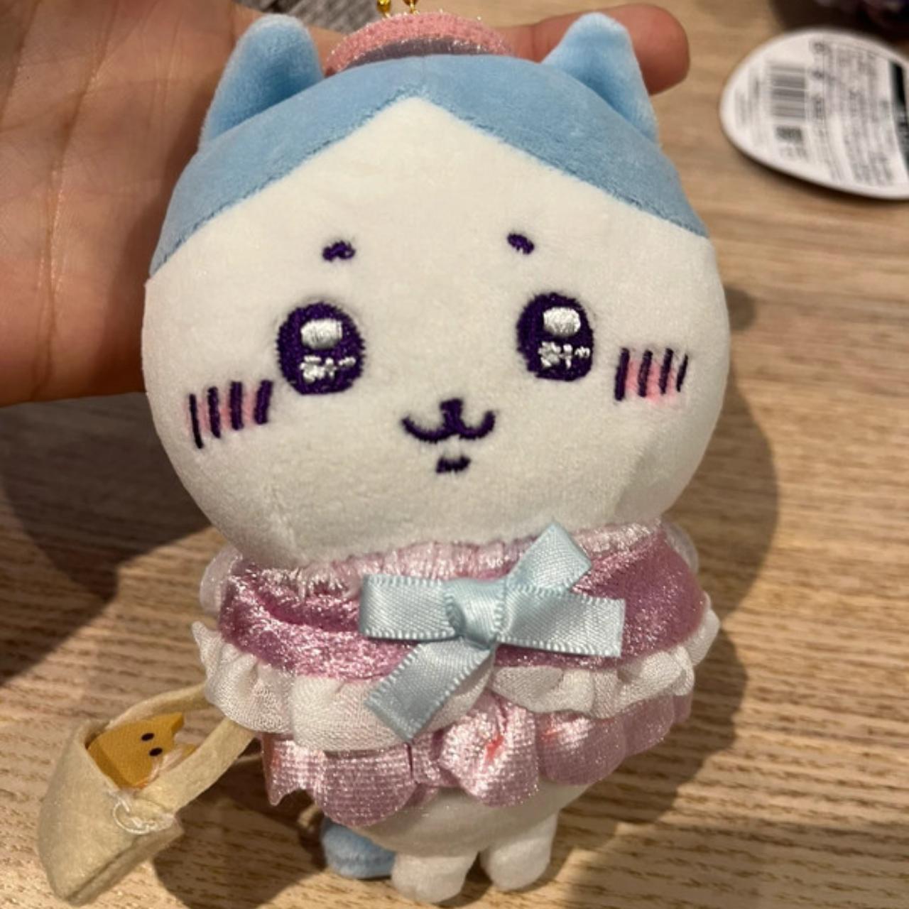 Japan Chiikawa - Hachiware Angel plush keychain New... | Depop